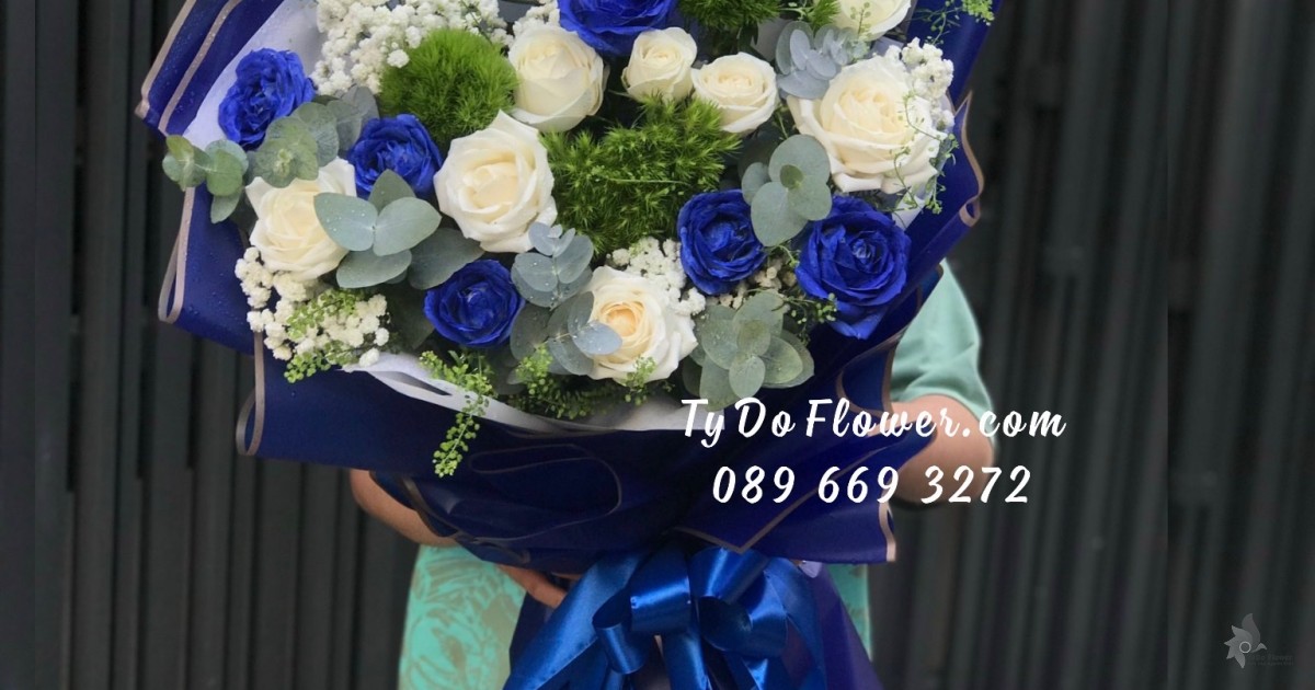 TyDo Flower - Cửa hàng hoa tươi Gò Vấp - B09231021 BÓ HOA CHÚC MỪNG ...