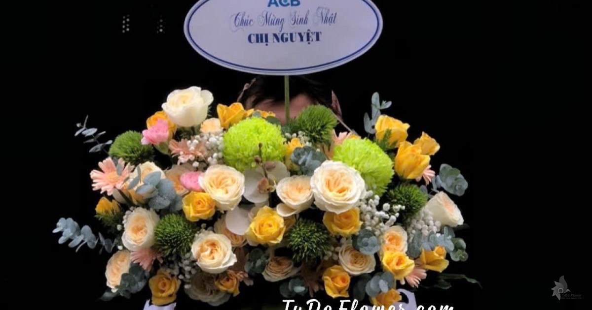 TyDo Flower - Cửa hàng hoa tươi Gò Vấp - G09241873 GIỎ HOA CHÚC MỪNG ...